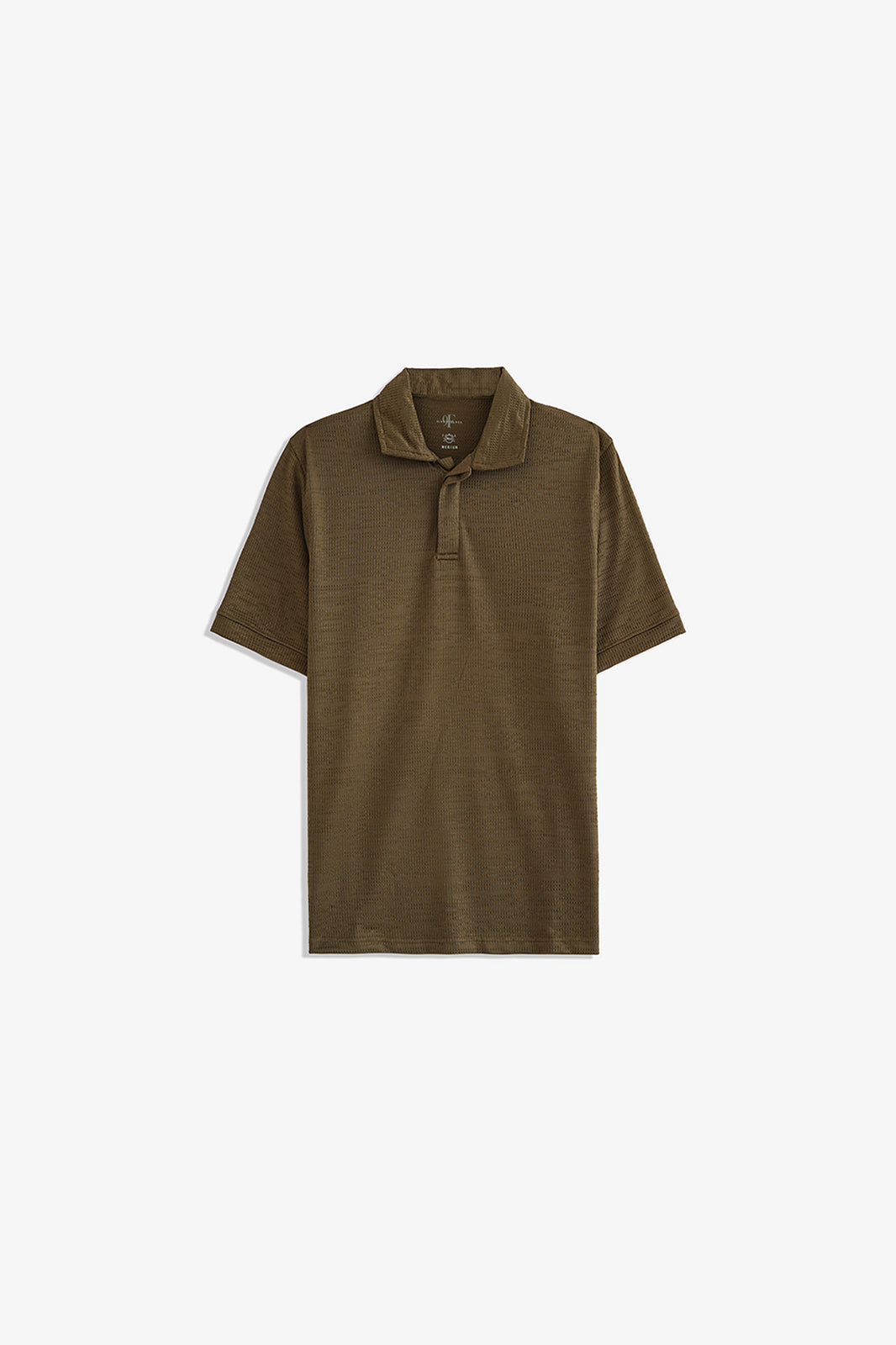 Double Placket Textured Polo – 9figure